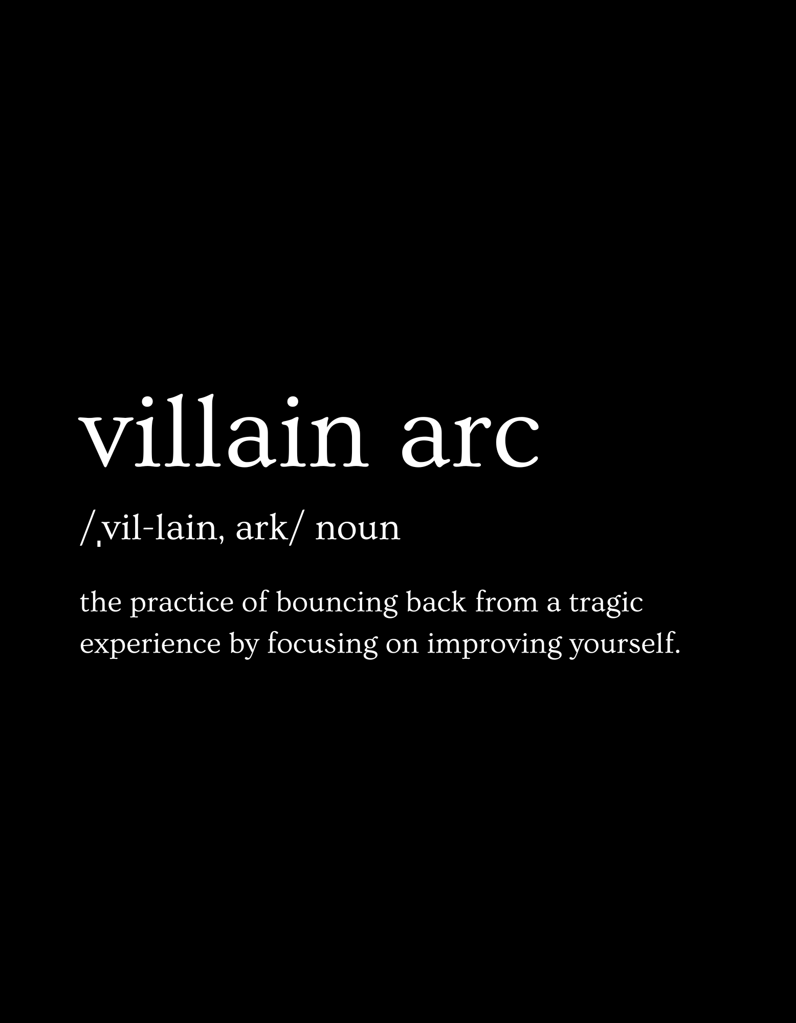 “Entering Your Villain Arc” – Timeless Thoughts